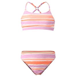 Brunotti Sofia-Stripe Girls Bikini White Kinder kleding - Telstar Surf