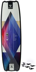 Brunotti Hawk Black Twintip kiteboard - Telstar Surf